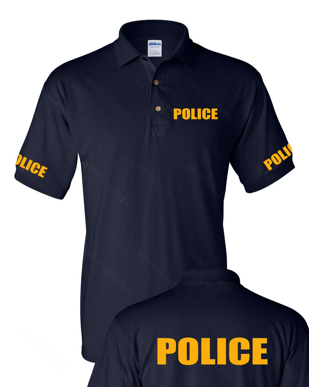 Police Uniform Shirt. Mens Police Polo Shirt. - Etsy