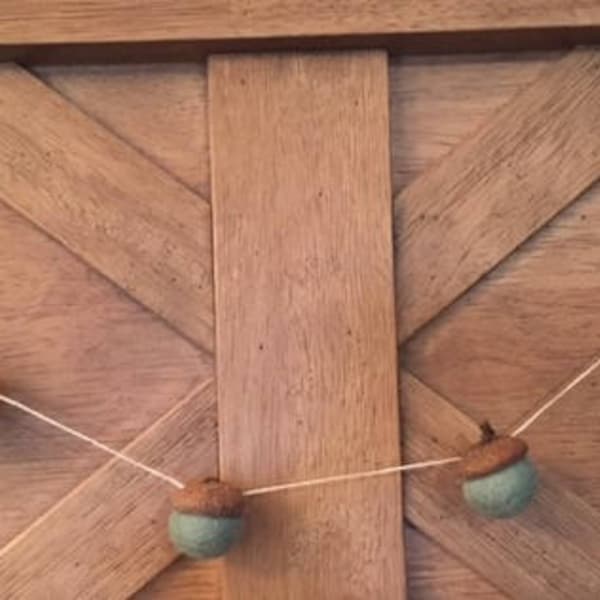 Wool Felted Acorns - Etsy