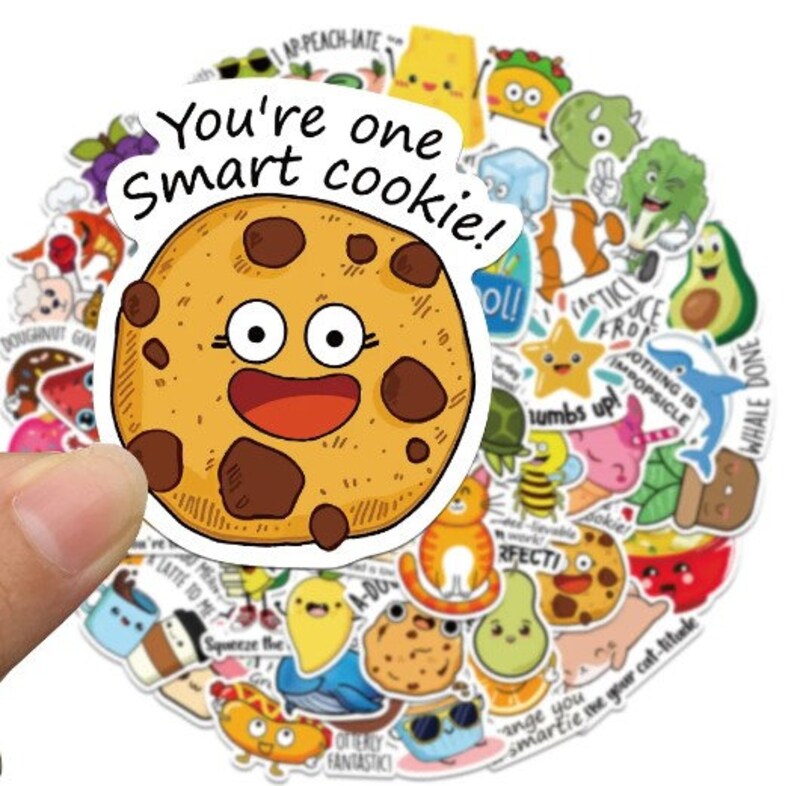 Cute and Fun Sticker Pack 50PCS - Etsy