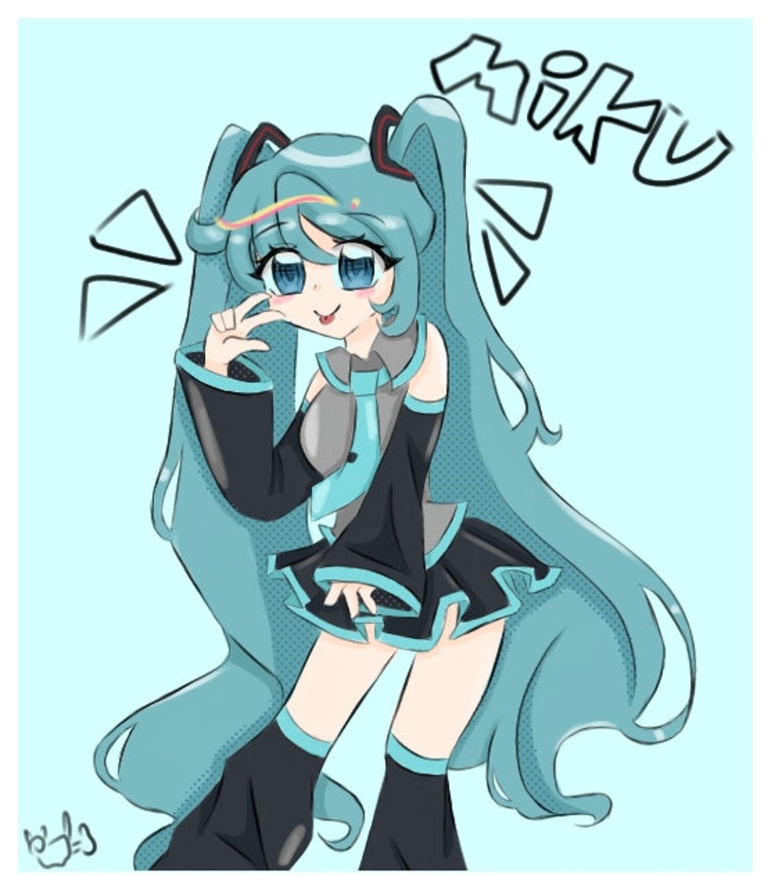 Hatsune Miku Print - Etsy