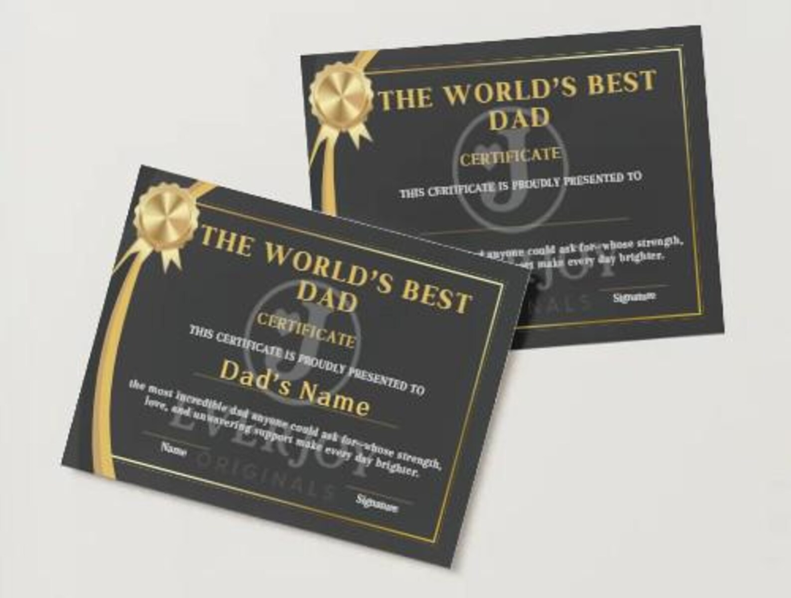 Father Certificate of Appreciation Printable | Best Dad Ever ...