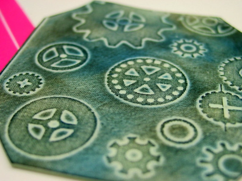 Beadcomber Silk Screen Gears and Cogs Silkscreen for Polymer | Etsy