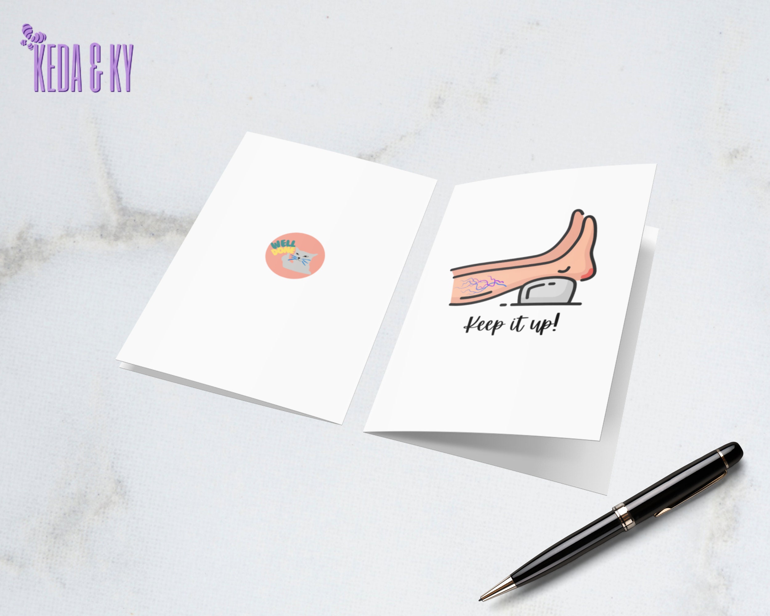 PRINTABLE Funny Medical Greeting Card - Keep It Up! for Healthcare ...