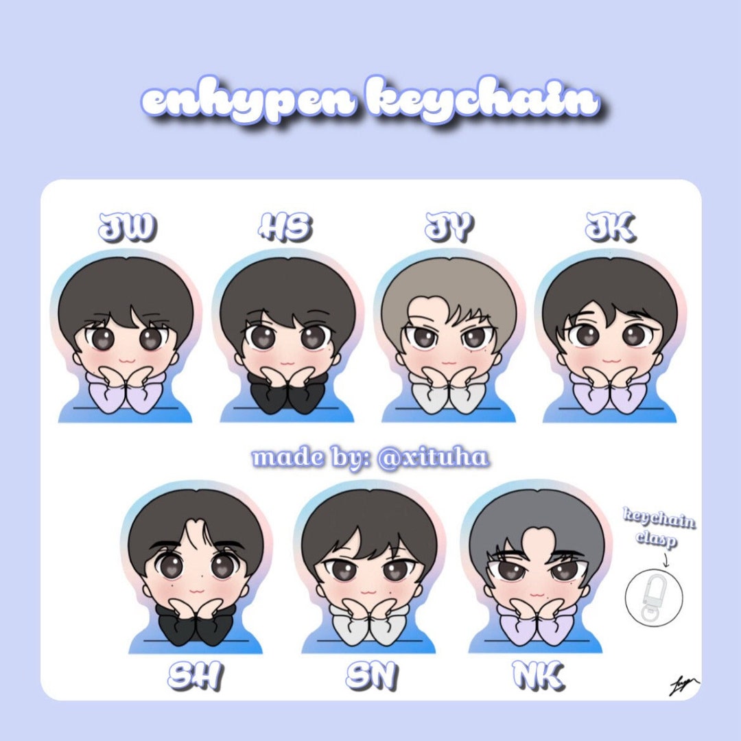 Enhypen Keychain pre-order - Etsy