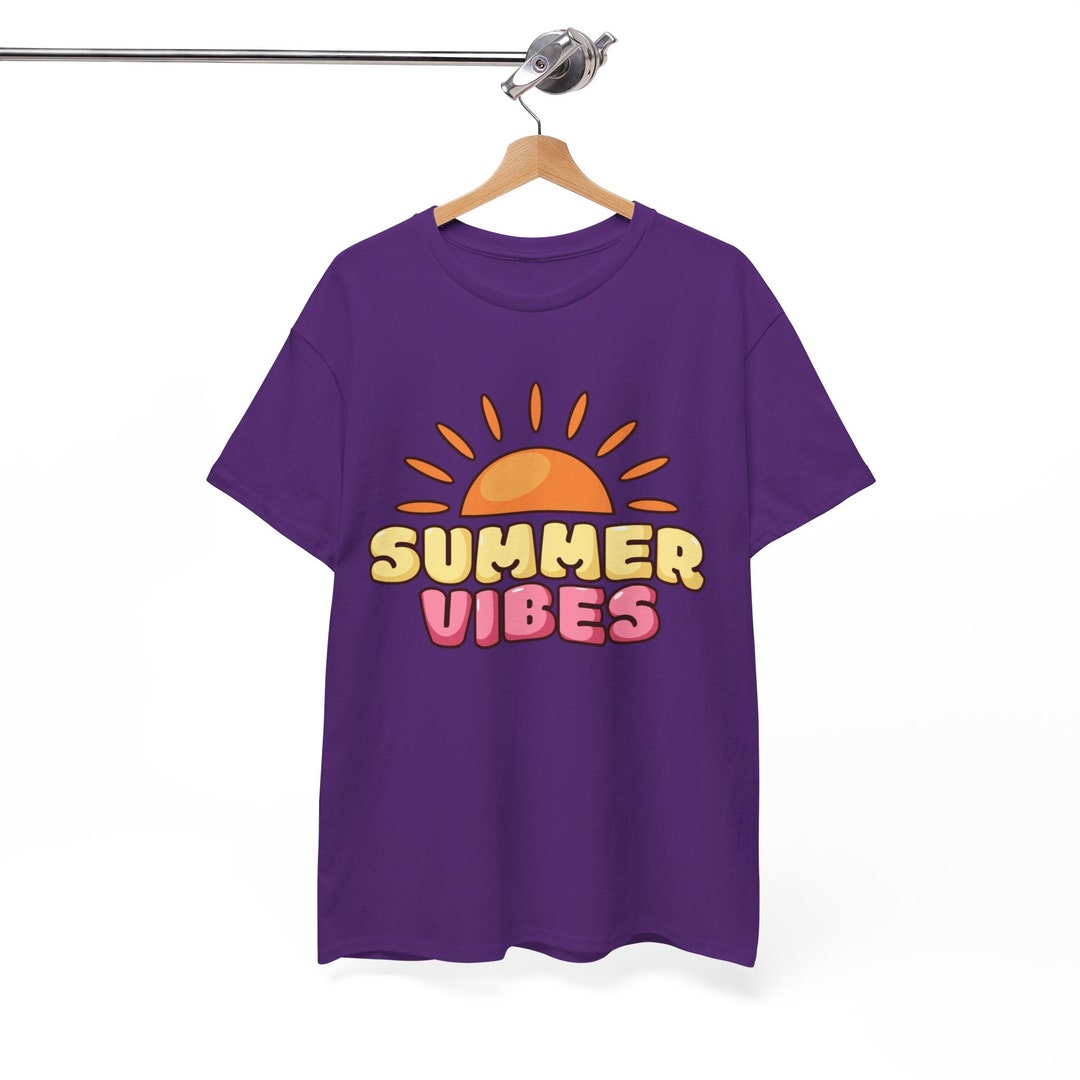 Summer Vibes Tshirt Vintage Style Unisex Short Sleeve - Etsy