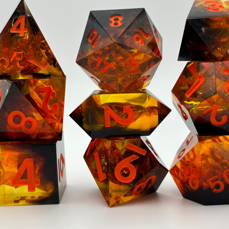 Black Dice Set - Etsy