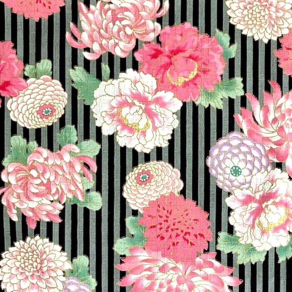 Striped Japanese Fabric - Etsy