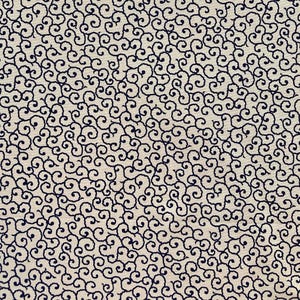 Karakusa (arabesque) Pattern in Ivory, Japanese Cotton Fabric, Sold by the 1/2 Yard, - Etsy