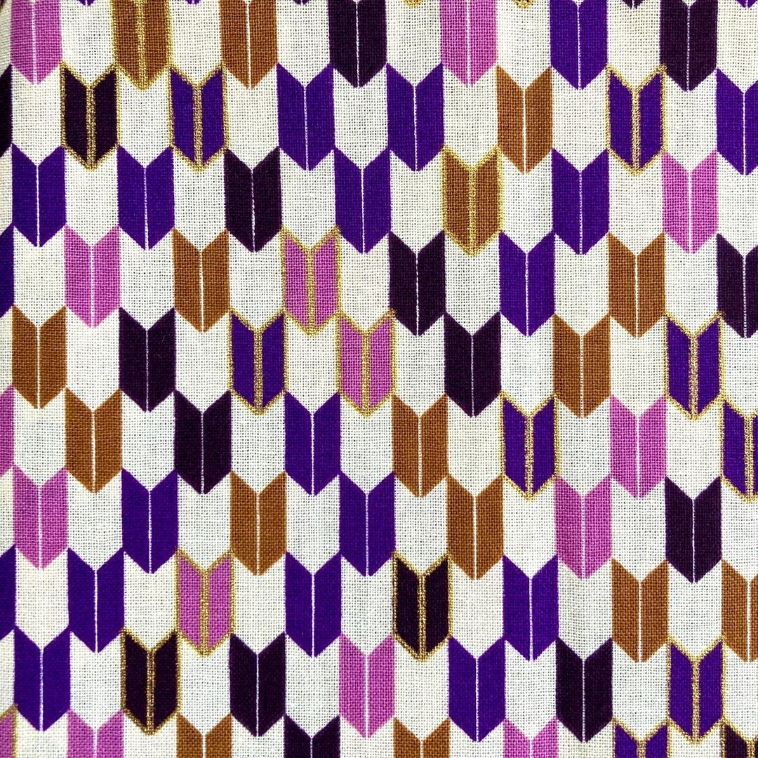 Arrow Fletching (yabane) Pattern in Pink and Purple Shades, Japanese ...