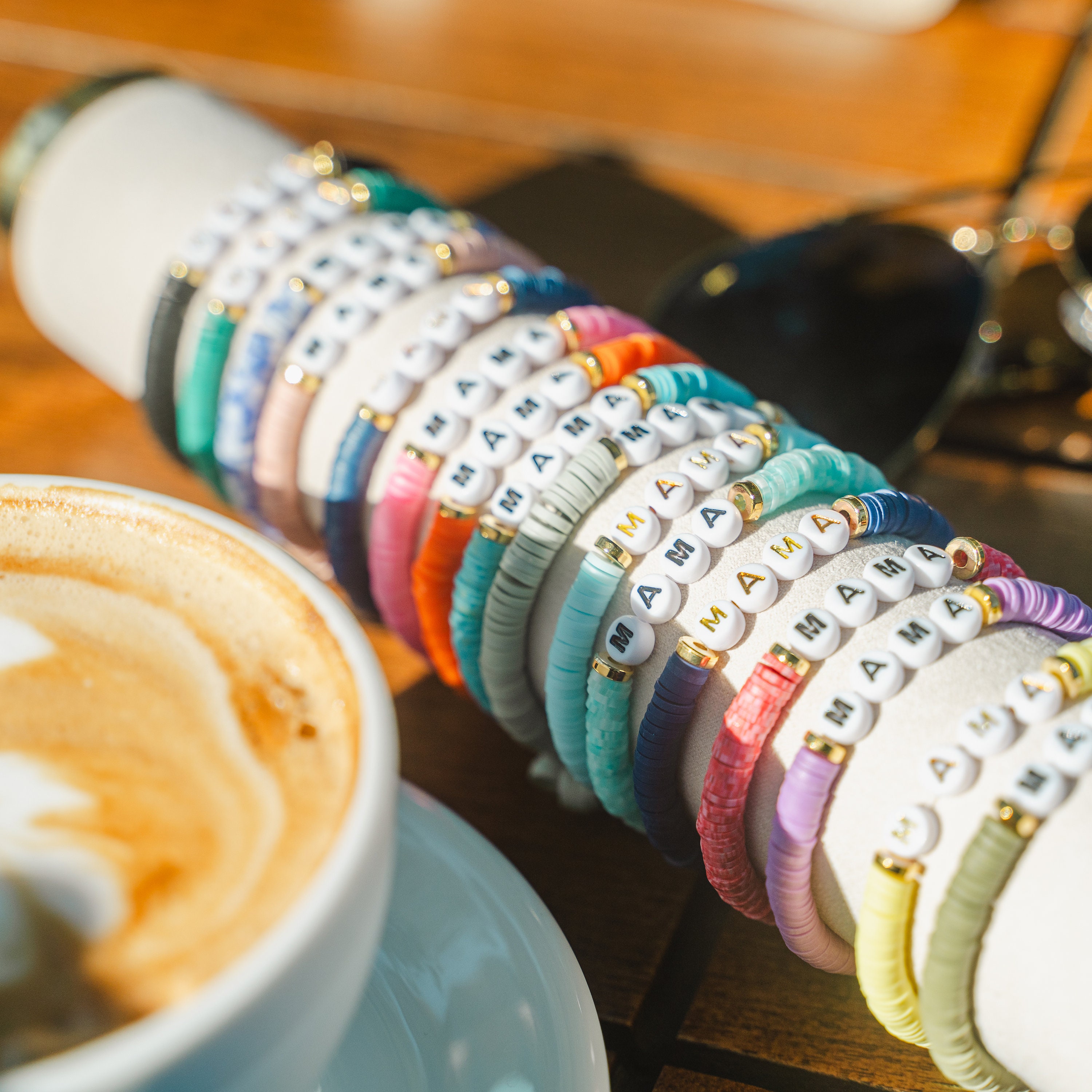 Colorful Friendship Bracelets Letter, Bracelets ,stretch Beaded ...