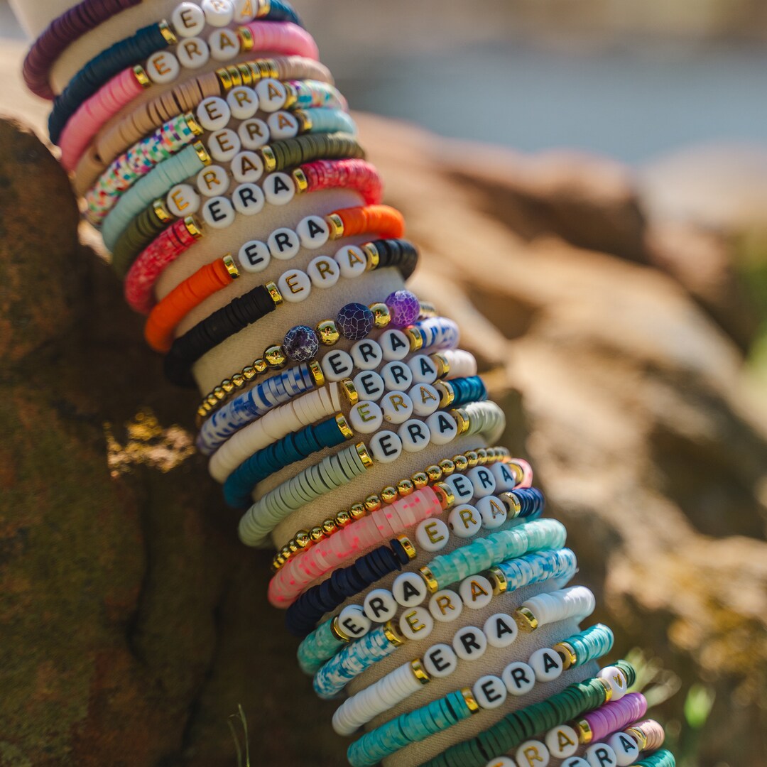 Colorful Friendship Bracelets Letter, Bracelets ,stretch Beaded ...