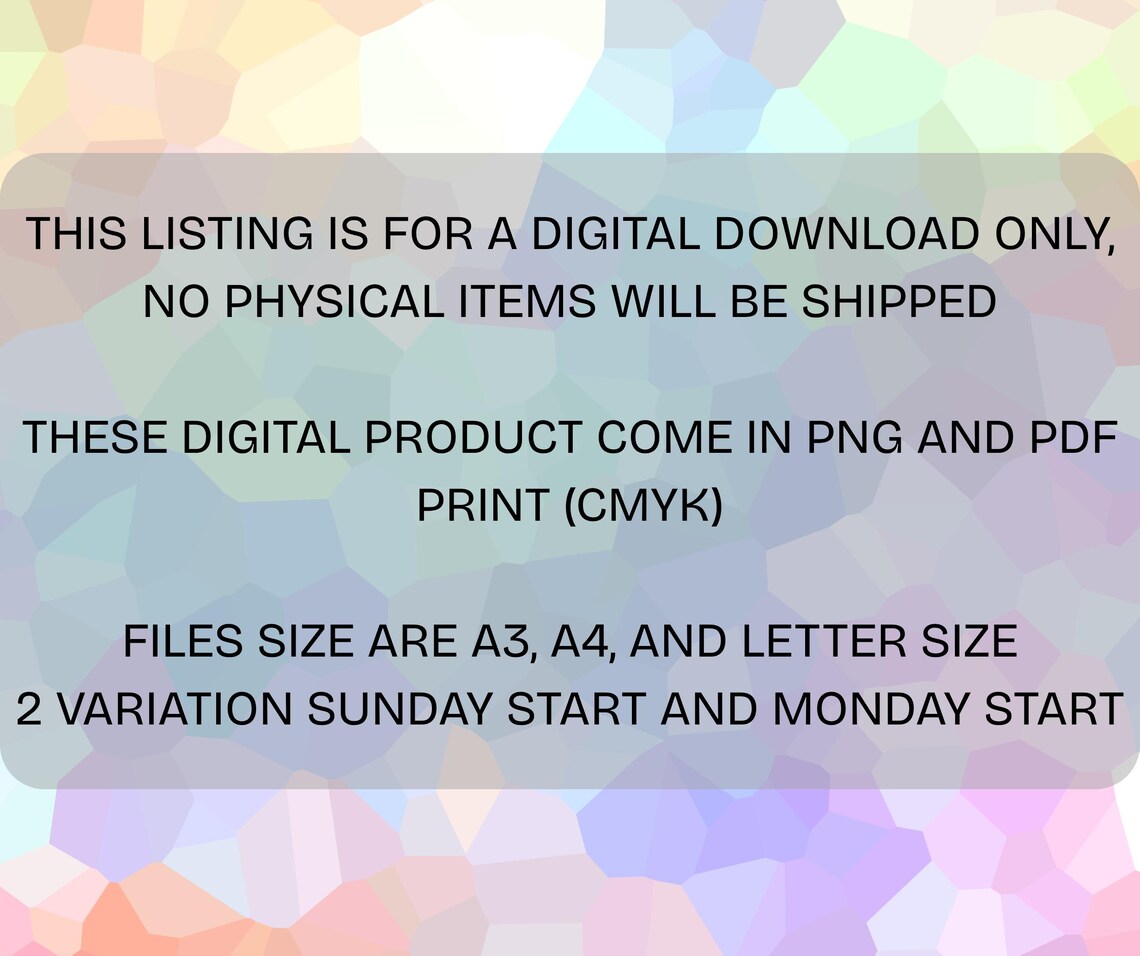 Printable SEVENTEEN Calendar 2026: K-pop Editions (PNG and PDF) - Etsy