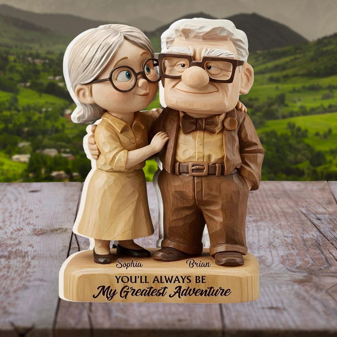 Disney up Couple Acrylic Plaque, Custom Carl and Ellie Inspired ...