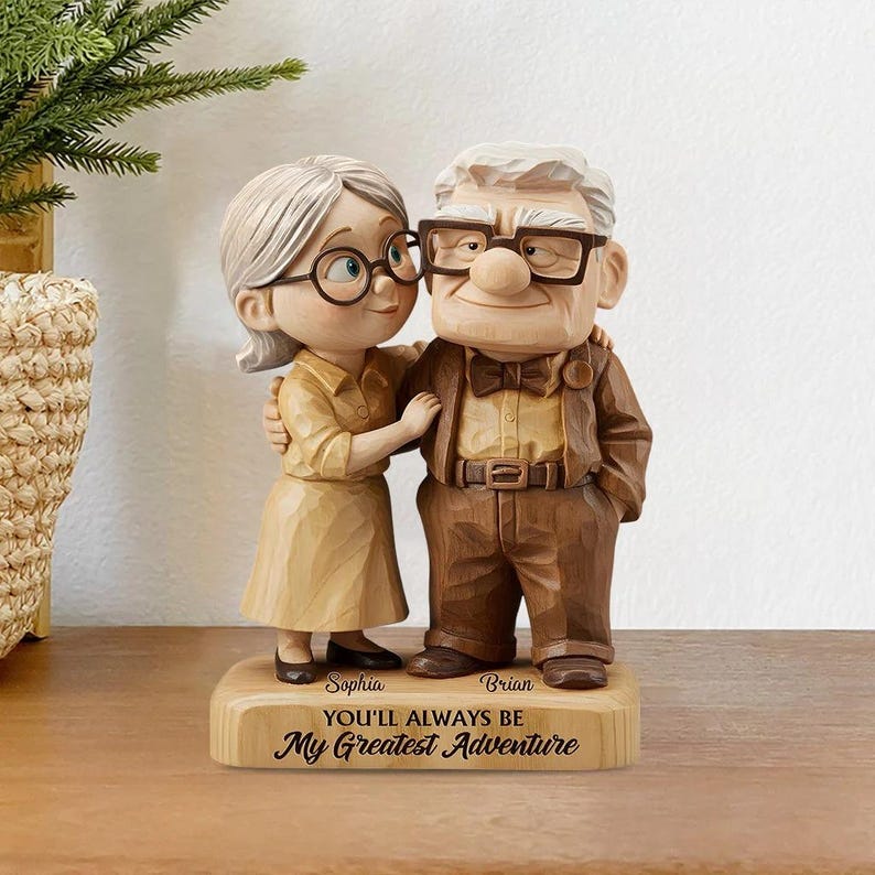 Disney up Couple Acrylic Plaque, Custom Carl and Ellie Inspired ...