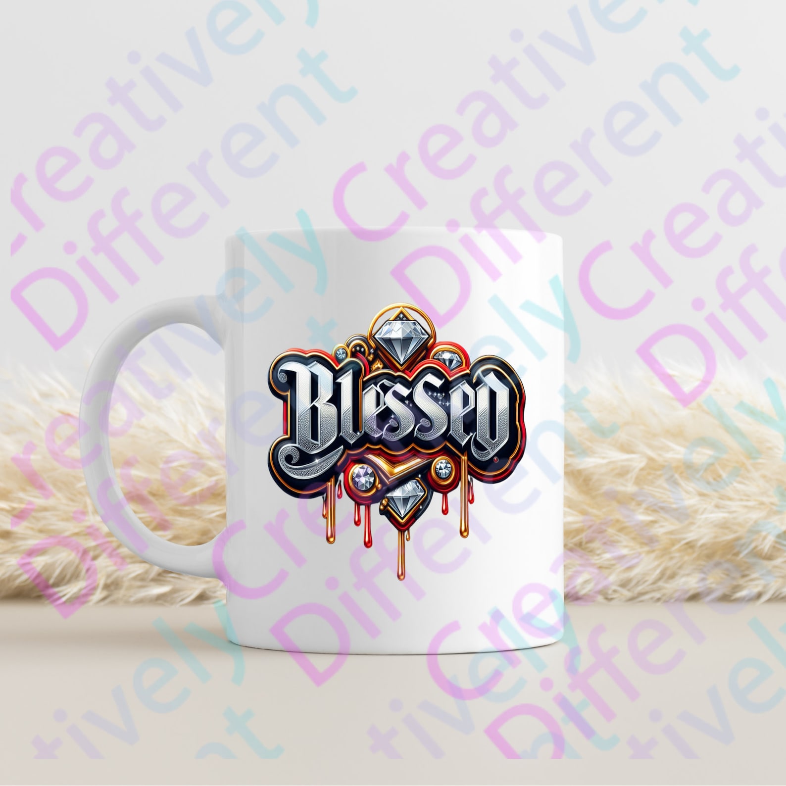 Blessed Bling Drip Bundle, Faith, Crown Design, Blessed Design, Digital ...