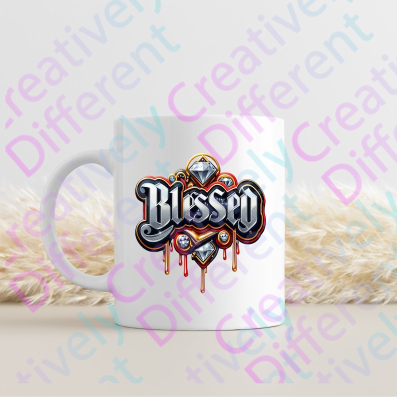 Blessed Bling Drip Bundle, Faith, Crown Design, Blessed Design, Digital ...