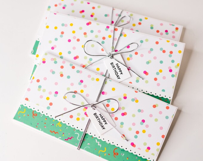 Happy Birthday Money Card Holder, Money Holder, Money Wallet, Money ...