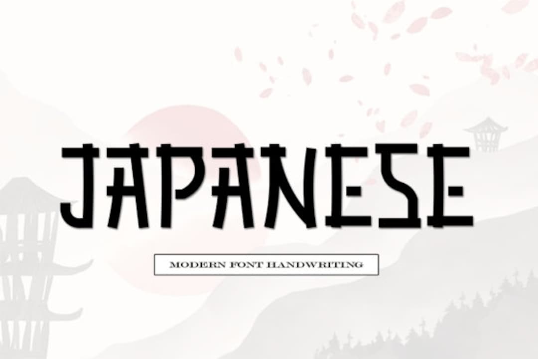 Japanese Font, Sans Serif Fonts, Classy Fonts, Handwritten Font, Luxury ...