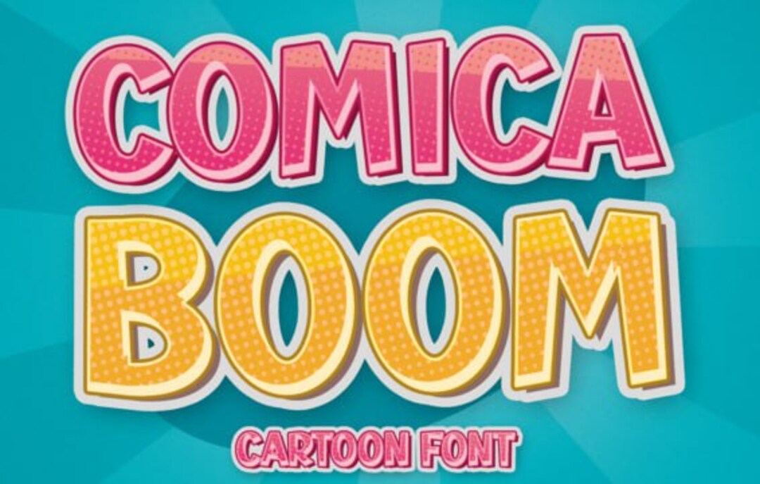Comica Boom Font, Minimalist Bold Font, Cricut Fonts, Casual Font ...