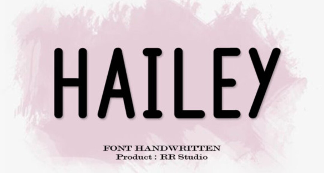 Hailey Font, Elegant Font, Calligraphy Font, Modern Font, Commercial ...