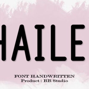 Hailey Font, Elegant Font, Calligraphy Font, Modern Font, Commercial ...