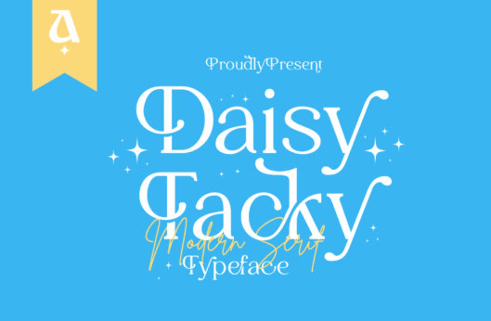 Daisy Tacky Font, Handwritten Font, Wedding Font, Modern Font, Display ...