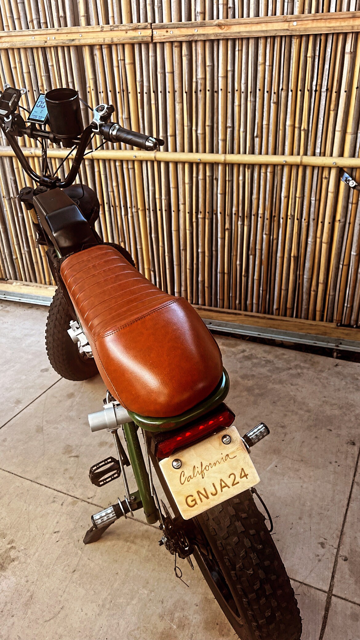 Custom Ebike License Plate , Bike License Plate , Wood Engraved License Plate, Name Your Bike ...