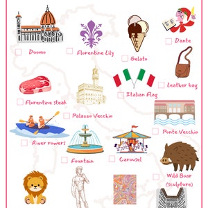 Italy Scavenger Hunts for Kids (printable) - Etsy