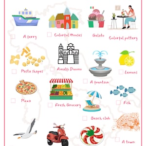 Italy Scavenger Hunts for Kids (printable) - Etsy