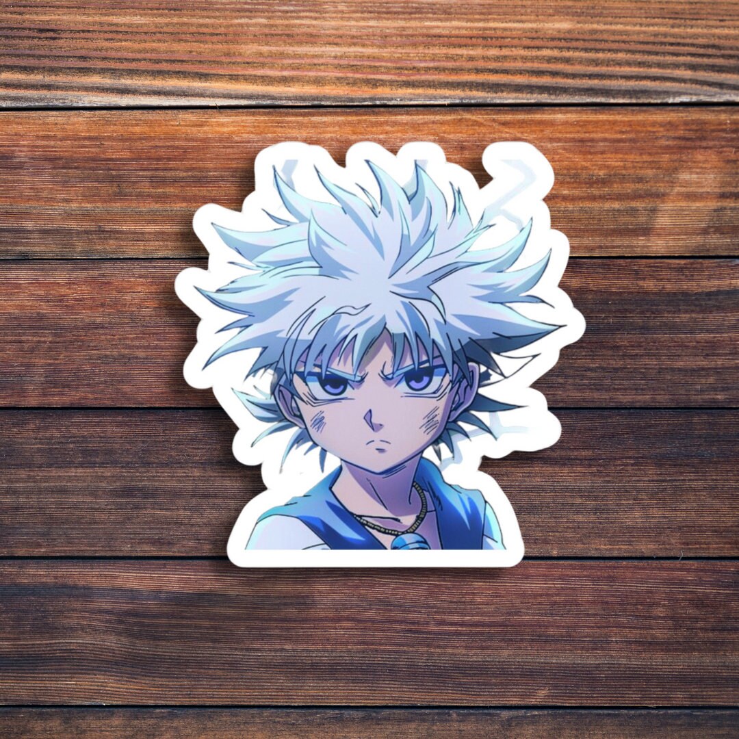 Hunter X Hunter Killua Godspeed 99 Aesthetic Vinyl Sticker Fadeproof ...