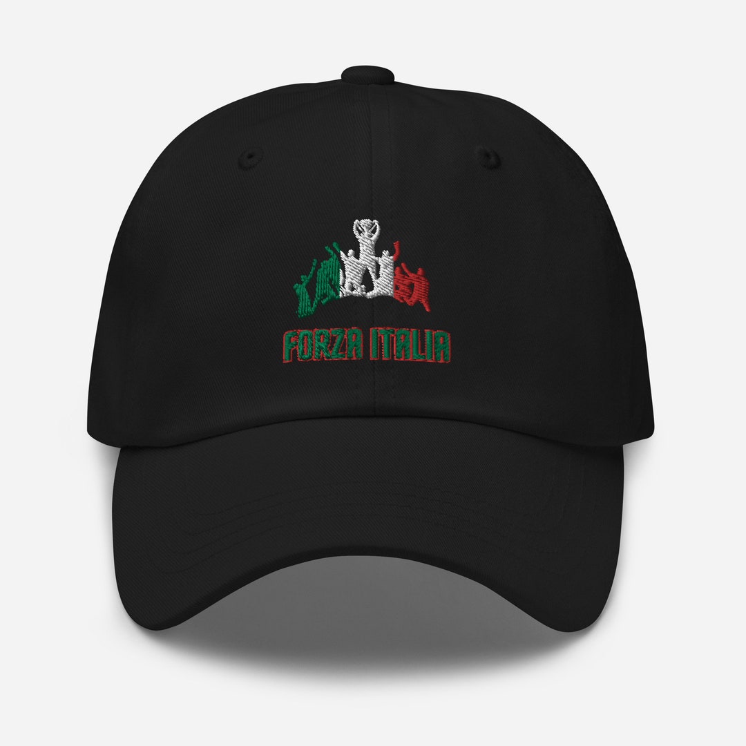 Italy Football Baseball Cap, Forza Italia Dad Hat, Italy Soccer ...