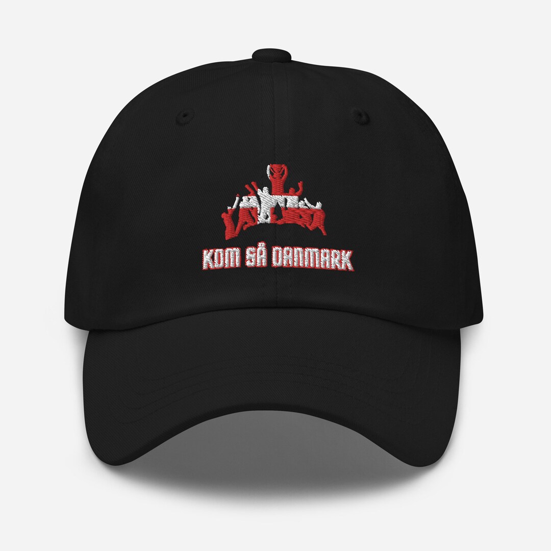 Euro 2024 Baseball Cap, Kom Så Danmark Dad Hat, Danish Football Dad Hat ...