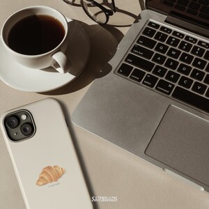Croissant Phone Case, French Food Phone Case, Pastry Cute Aesthetic ...