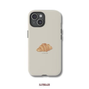 Croissant Phone Case, French Food Phone Case, Pastry Cute Aesthetic ...