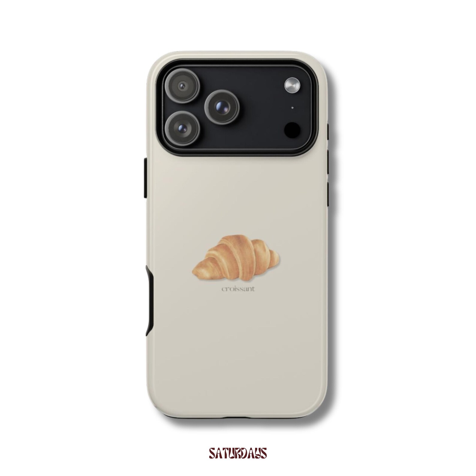 Croissant Phone Case, French Food Phone Case, Pastry Cute Aesthetic ...
