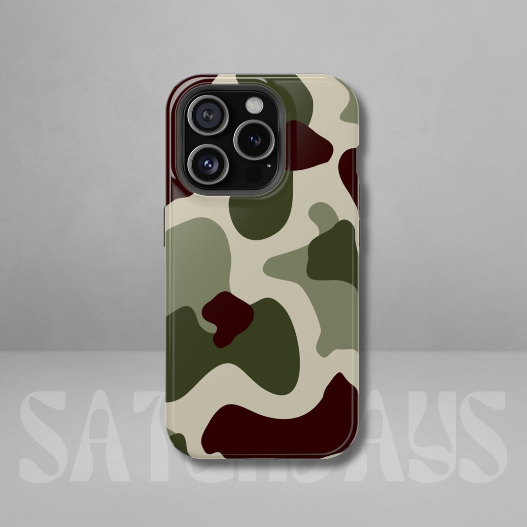 CAMOUFLAGE Phone Case Green Khaki Camo Army Popular Girly Cute ...