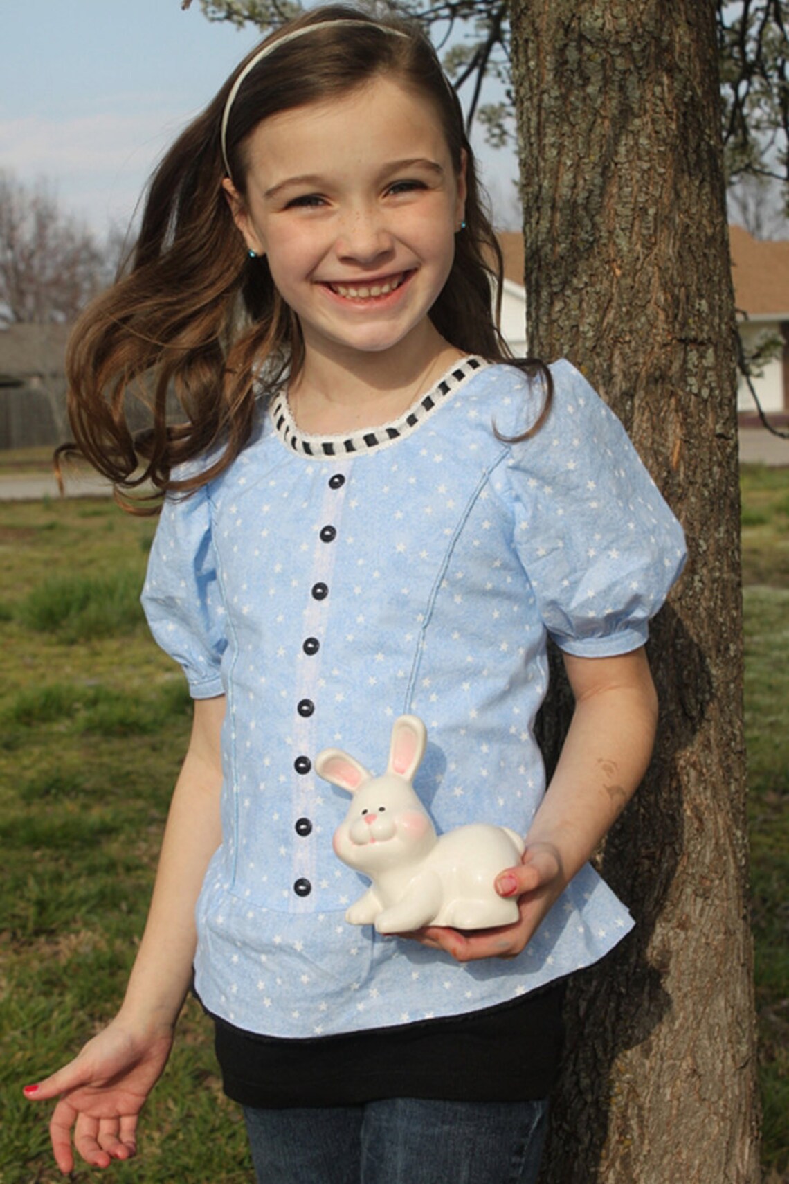 Everyday Princess Top With Puff Sleeves Nb 14 and Doll | Etsy