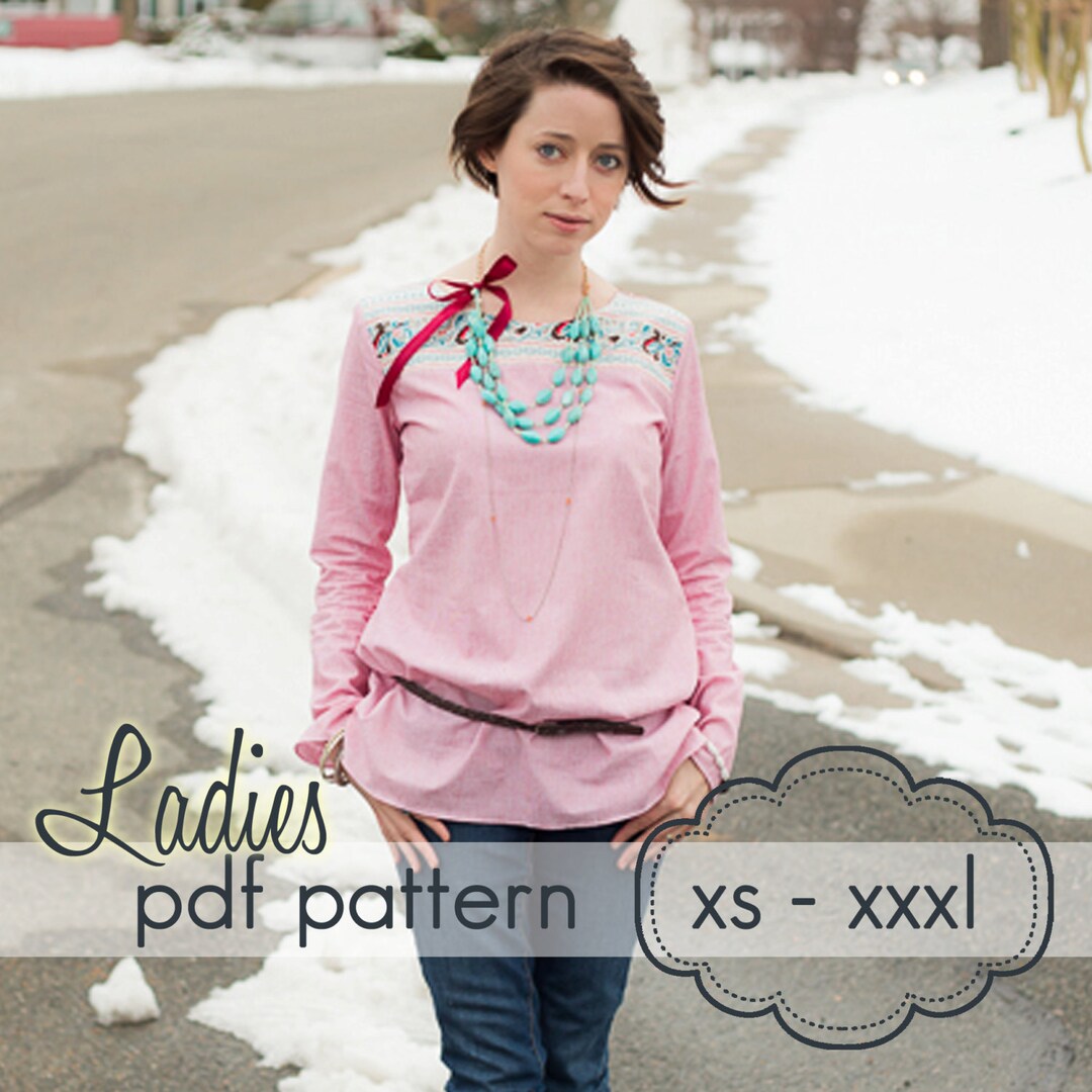 Ladies Quick Dress & Top - INSTANT DOWNLOAD - Xs Through Xxxl - Pdf ...