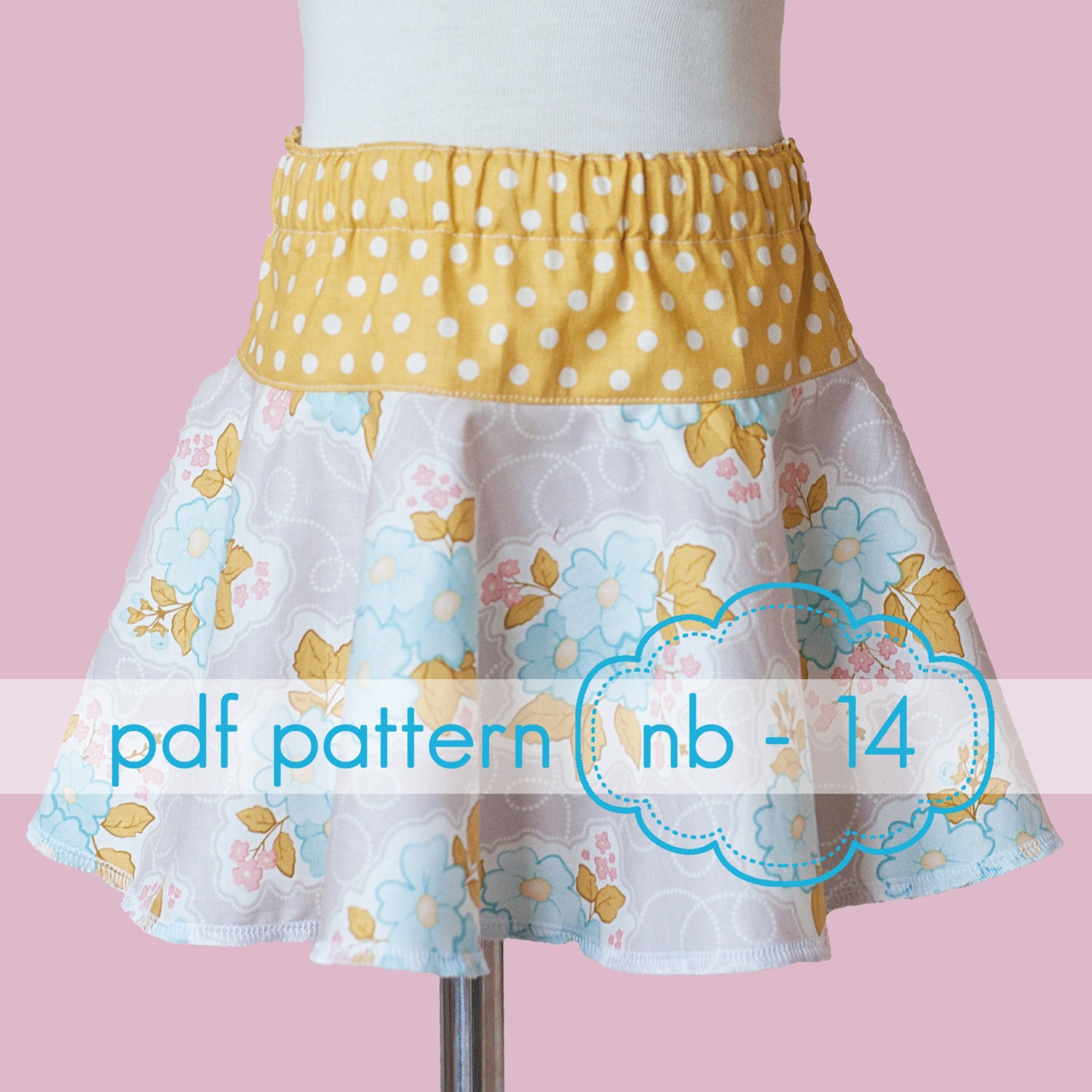 Drop and Twirl Circle Skirt - INSTANT Download - Pdf Sewing Pattern ...