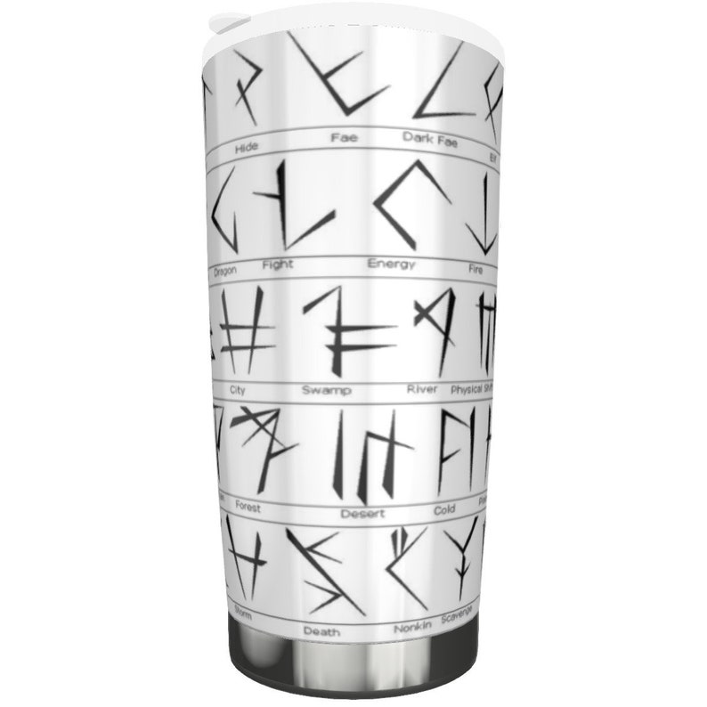 Therian Language Tumbler 20oz Stainless Steel Spill-proof Otherkin ...