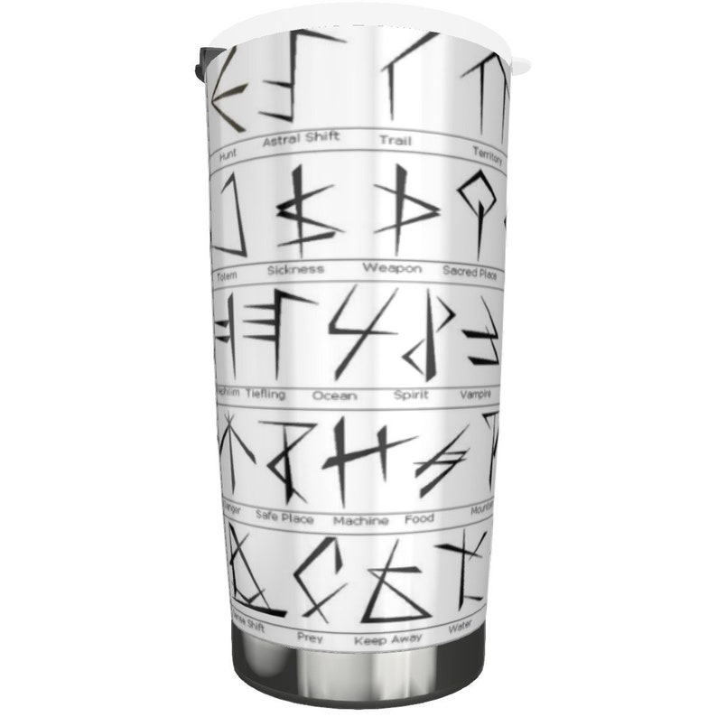 Therian Language Tumbler 20oz Stainless Steel Spill-proof Otherkin ...