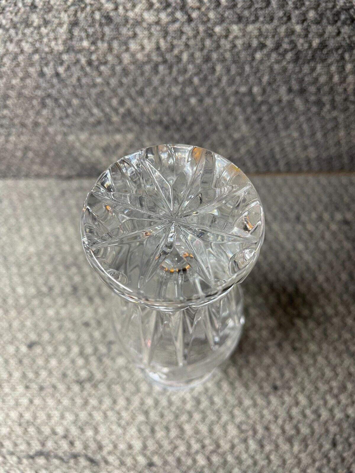 Vintage Gorham Hand Cut Crystal Vase Made in Poland 6.75" Floral ...