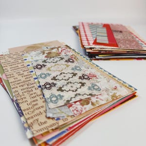 100 Pc Scrap Paper Packs for Scrapbooking - Junk Journals - Cards ...