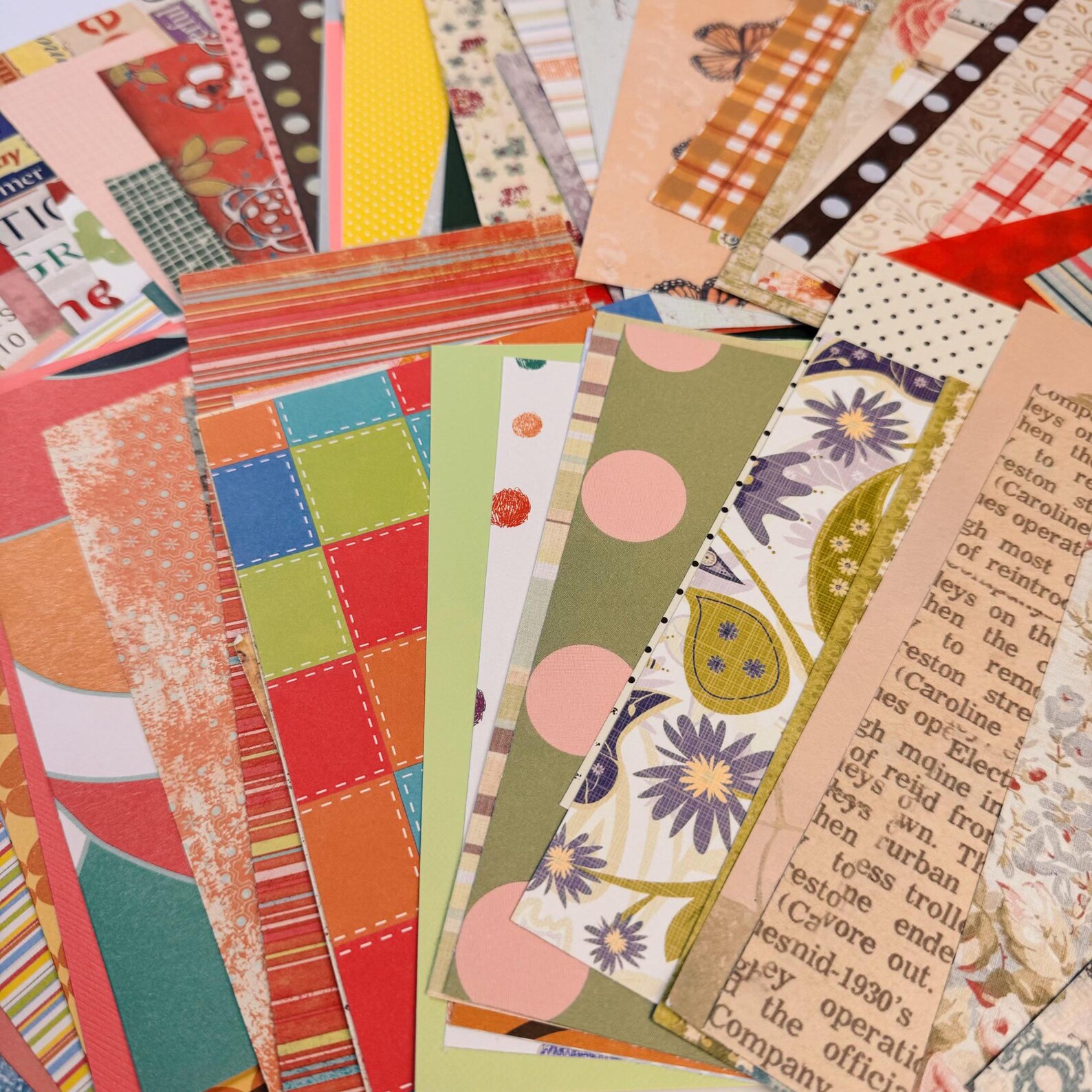 100 Pc Scrap Paper Packs for Scrapbooking - Junk Journals - Cards ...