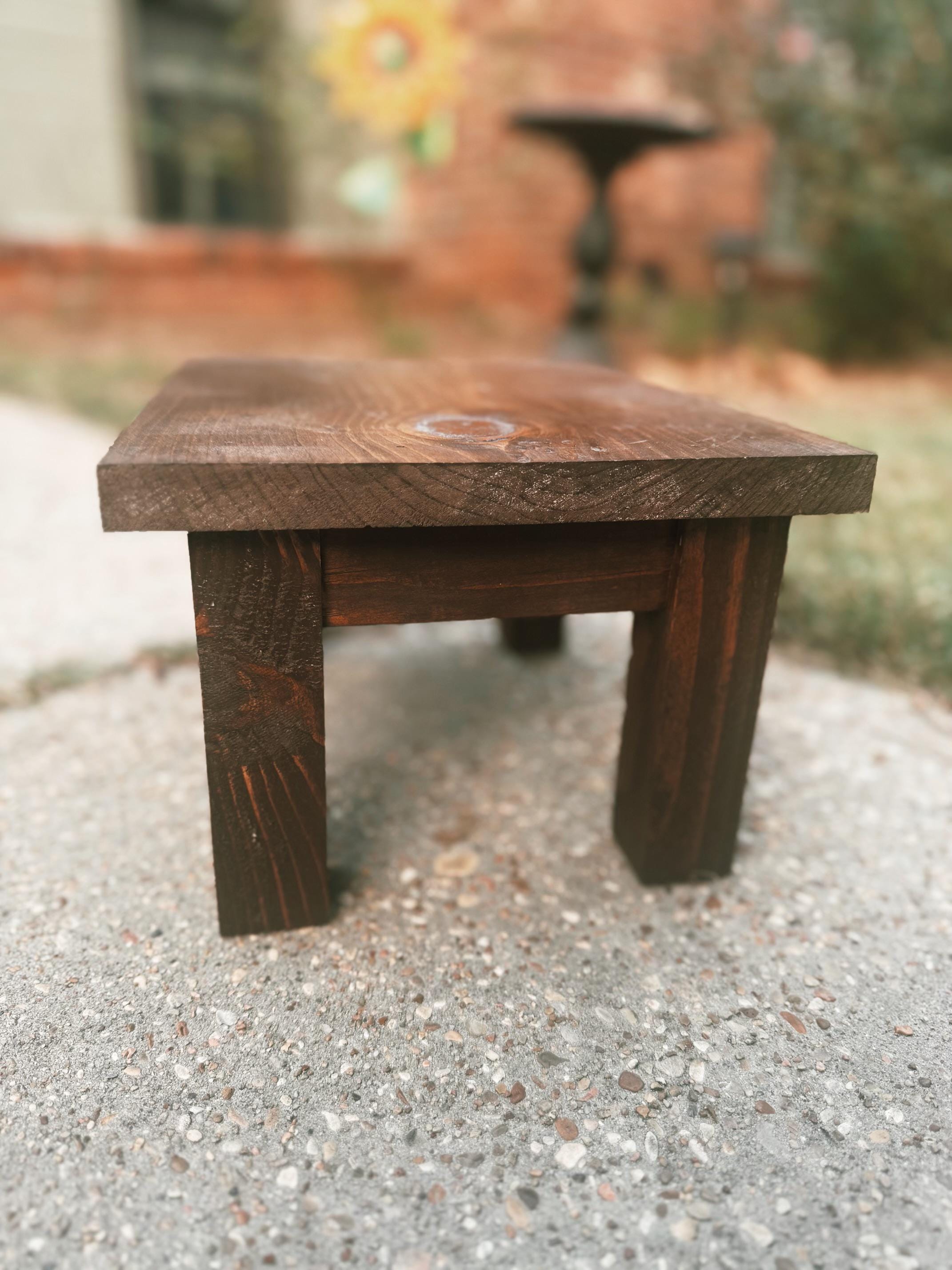 Rustic Wooden Plant Stand - Etsy