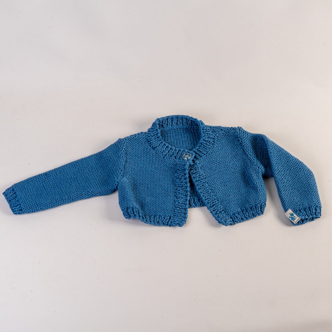 Hand-knitted Bolero With Glitter Effect - Etsy