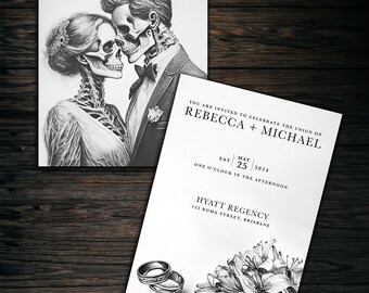 Goth Wedding Welcome Sign Template | Printable Welcome Sign | Goth ...