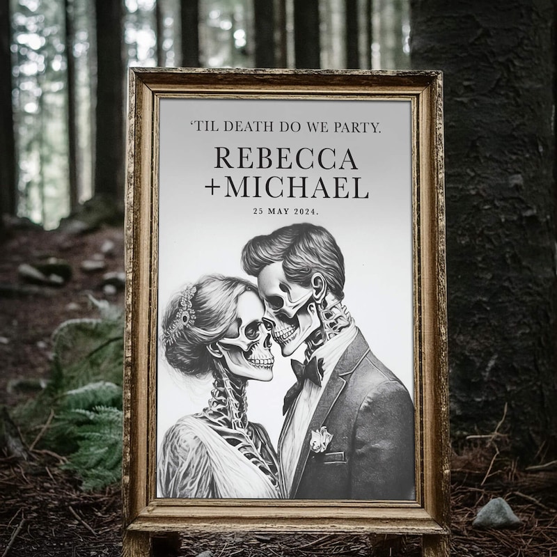 Halloween Wedding Signs - Etsy