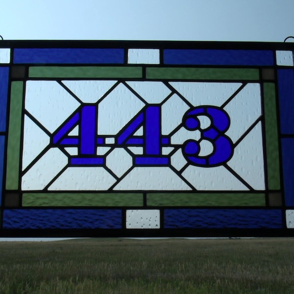 Stained Glass Numbers - Etsy
