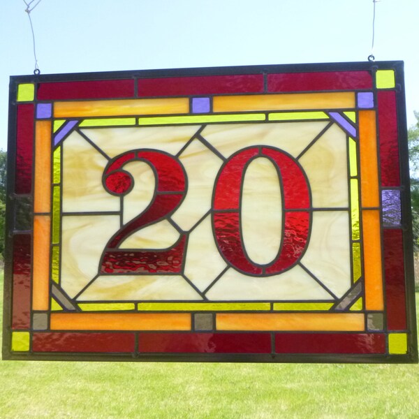 Stained Glass Transom Window - Etsy